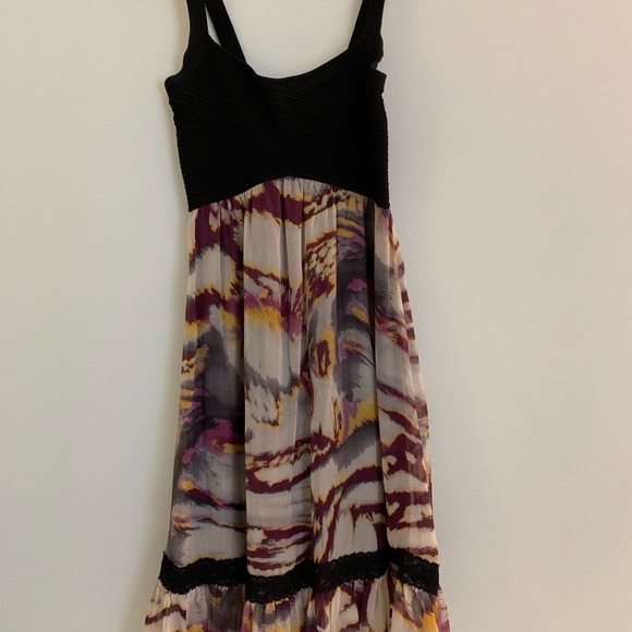 bebe | Dresses | Bebe Sundress With Bodycon Top | Poshmark